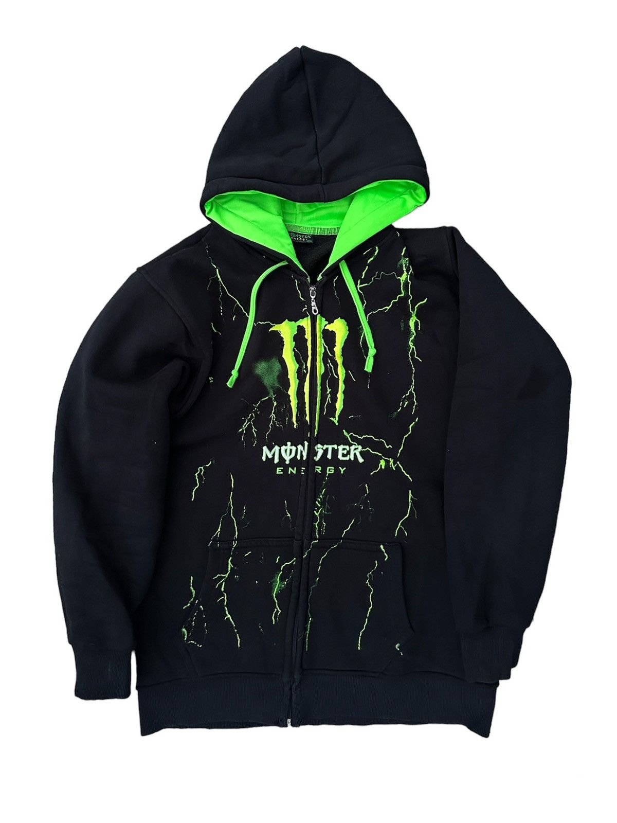 Vintage Vintage Monster Energy Hoodie Sweatshirt Rare Logo | Grailed