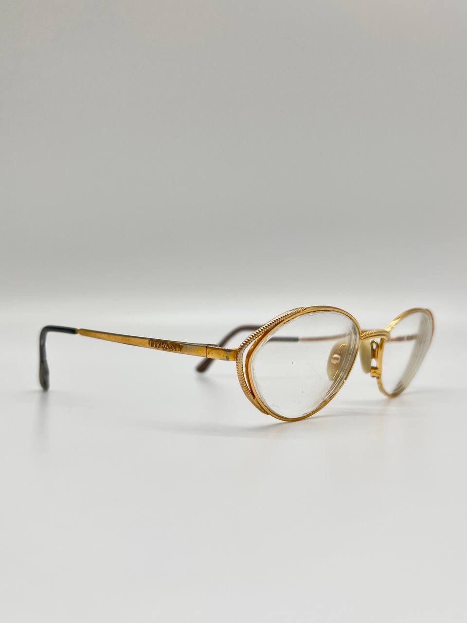 Tiffany & Co. Tiffany TJ01 23K gold frame 90s vintage eyeglasses | Grailed