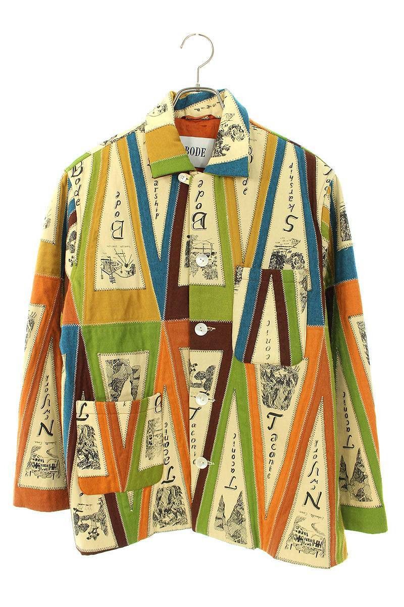 Bode Bode Multi-Color Banner Jacket | Grailed