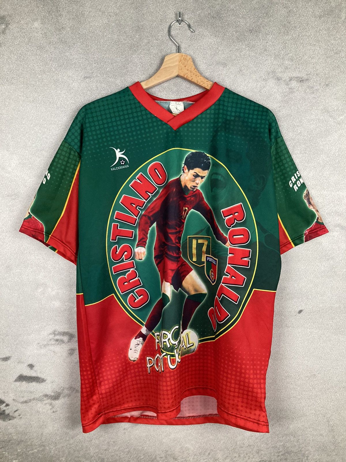 Vintage Vintage Ronaldo All Over Print 90s Retro Soccer 2006 Y2K | Grailed