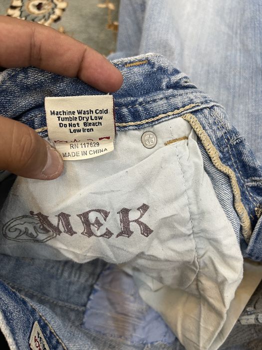 Vintage VINTAGE RARE MEK DENIM USA BUTTON FLY SIZE 30X30 | Grailed