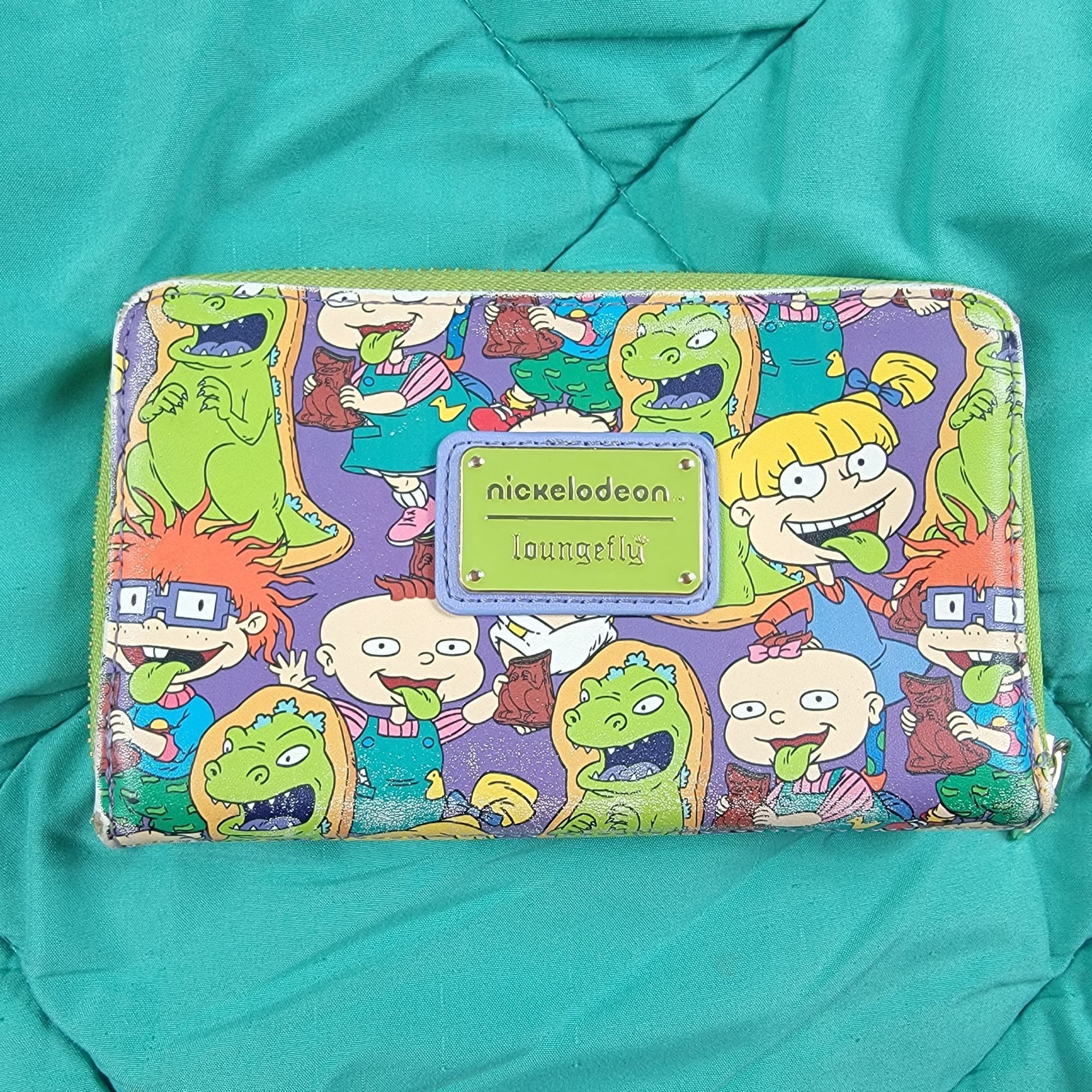 Nickelodeon Loungefly Nickelodeon Rugrats Reptar Bar All Over Print Zip ...