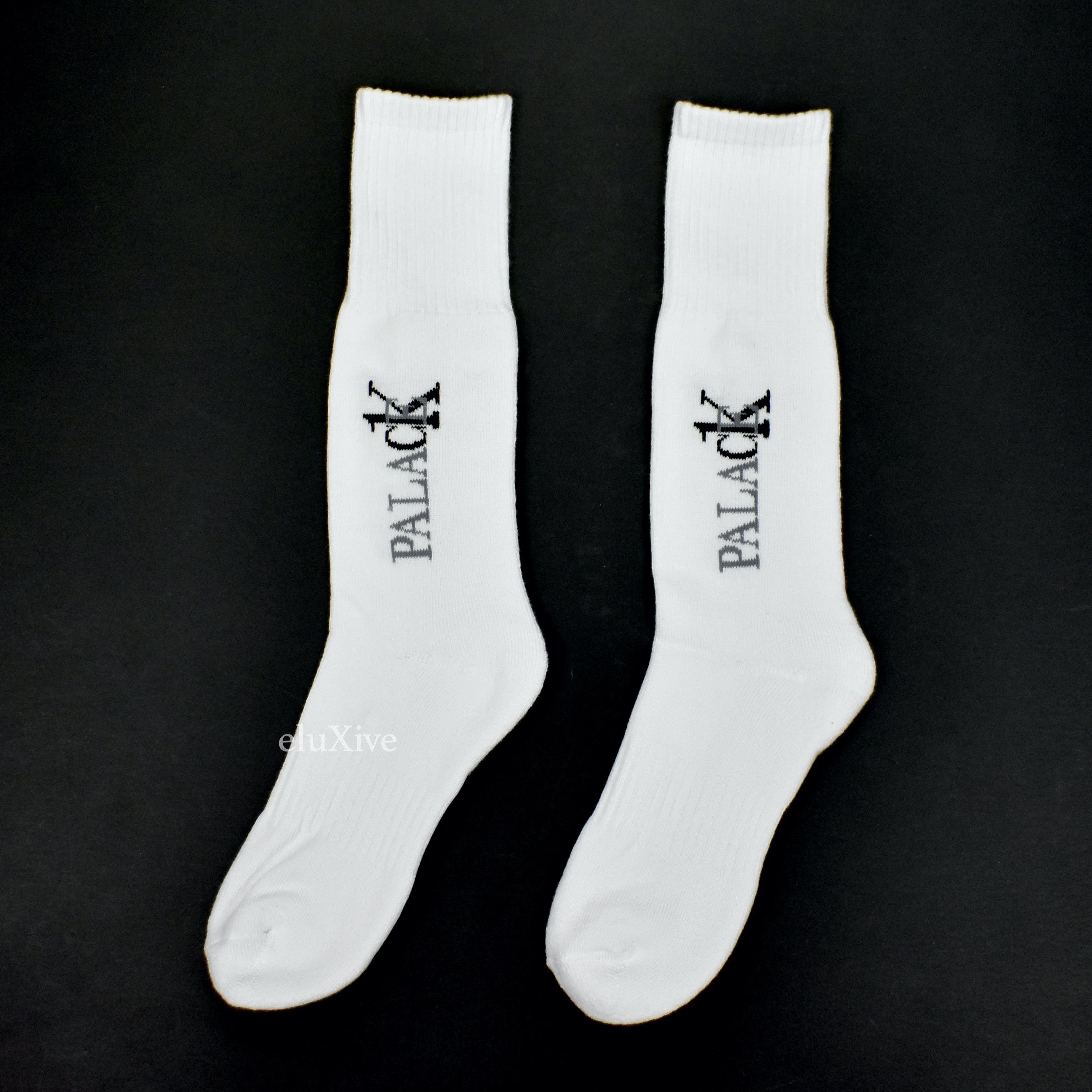 Calvin Klein × Palace Palace Calvin Klein CK1 Logo Knit Crew Socks ...