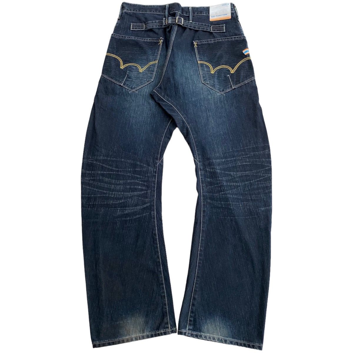 Designer × Hysteric Glamour × PPFM 2000s Rare Edwin XV Twisted Wide Leg Jeans | Grailed