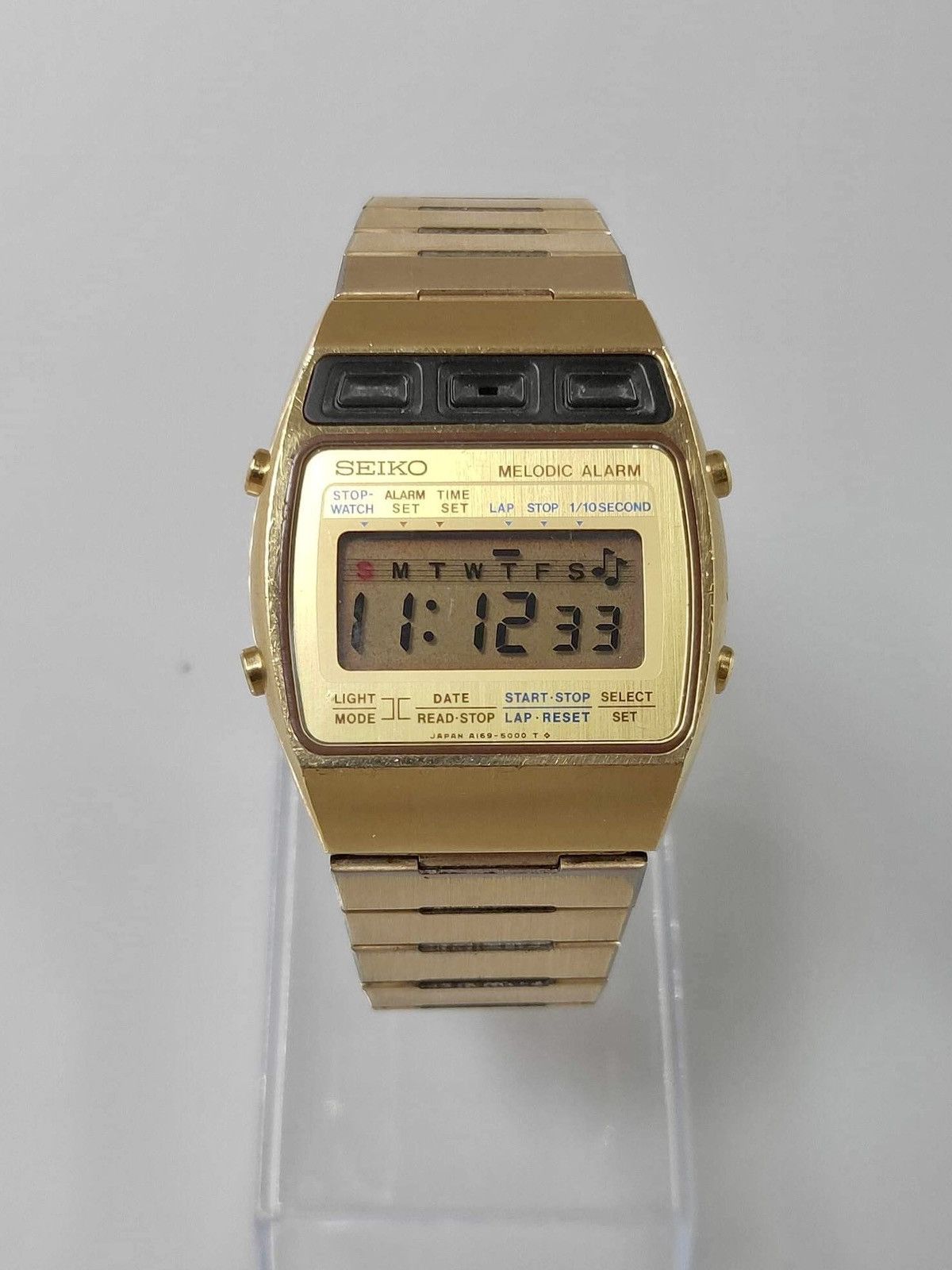 Seiko × Vintage × Watch RARE Vintage SEIKO Melodic A169-5000 Digital ... Seiko × Vintage × Watch RARE Vintage SEIKO Melodic A169-5000 Digital ...
