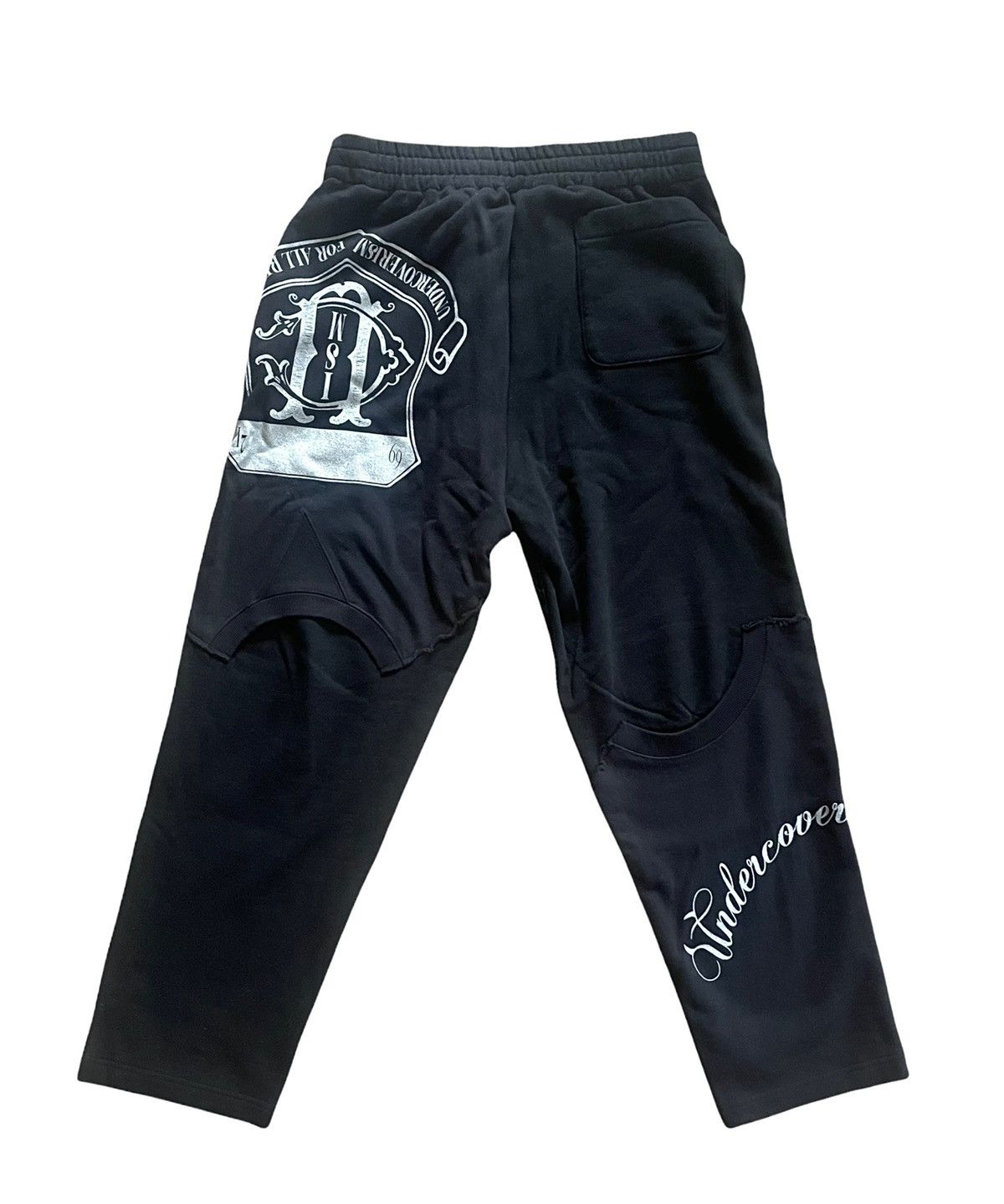 Undercover Undercoverism 2022 SS Docking Denim and Sweat hybrid pants ...