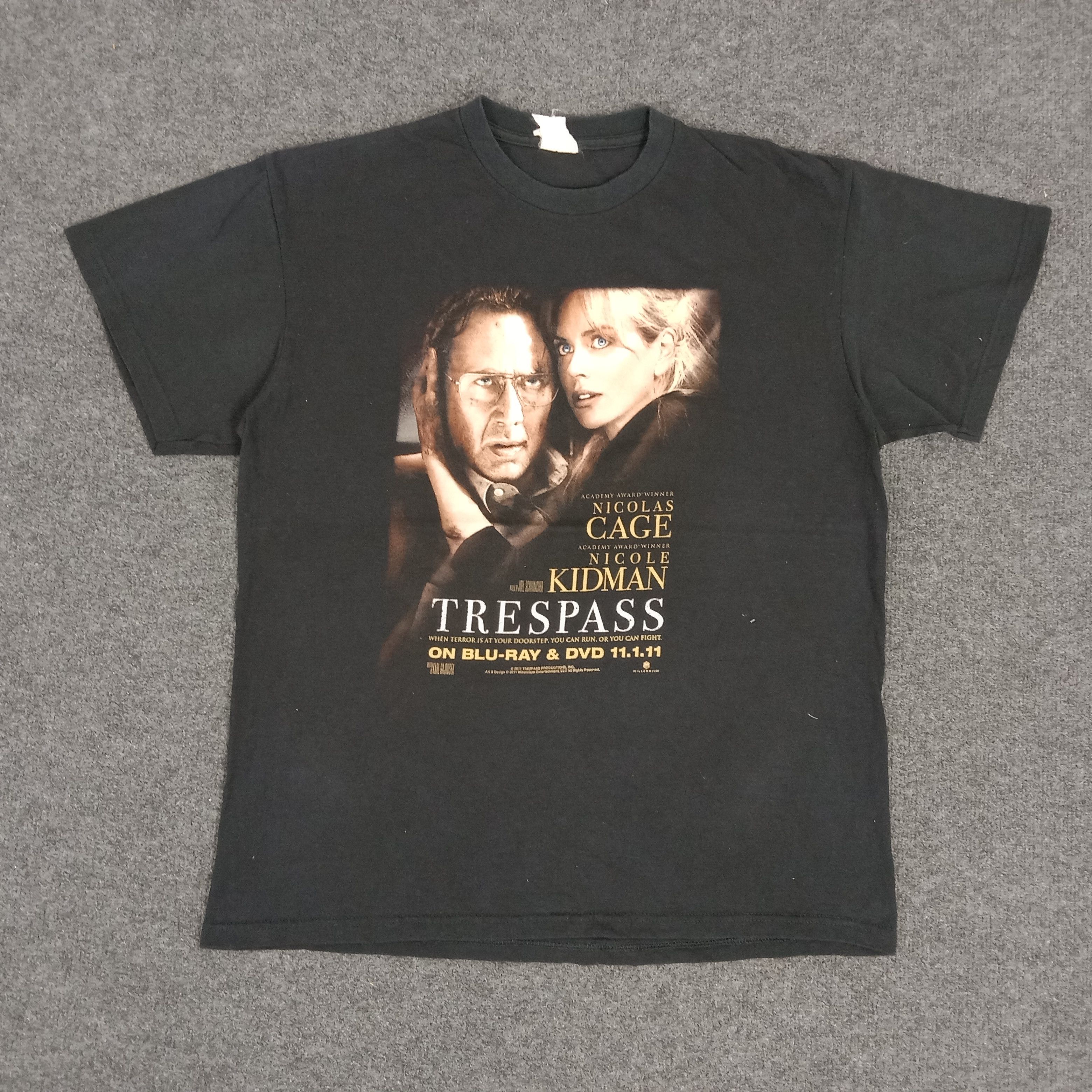 Art × Movie × Vintage Trespass Nicolas Cage Nicole Kidman Movie Tshirts ...