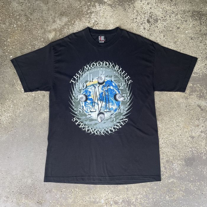 Vintage VINTAGE 1999 THE MOODY BLUES STRANGE TIMES GRAPHIC BAND TEE ...