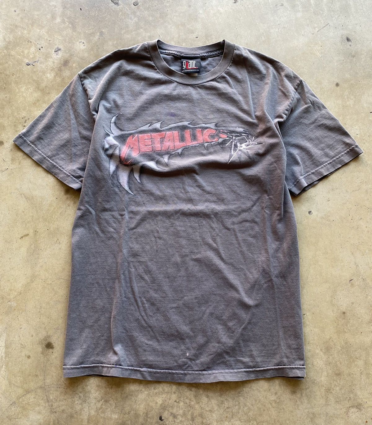 Band Tees × Metallica × Vintage Vintage Faded Metallica Black Band T ...