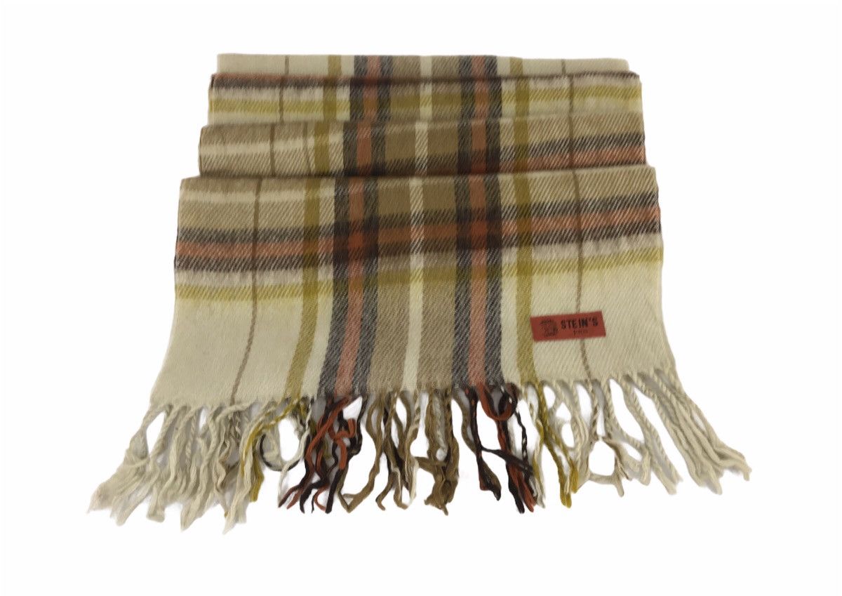 Vintage Vintage Stein’s Paris Muffler Scarf Plaid Checked Design | Grailed