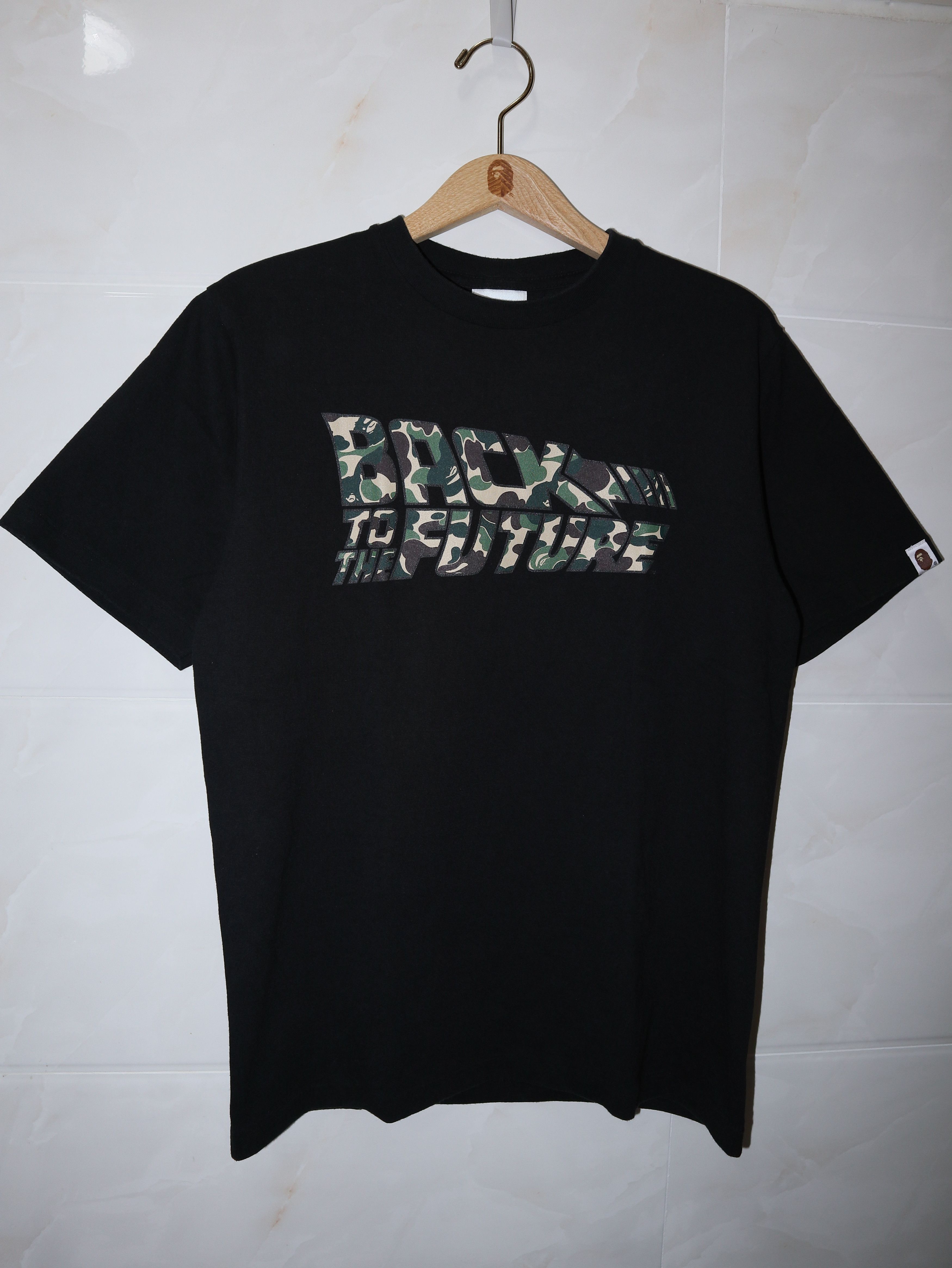 Bape Bape x Back to the Future ABC Camo Tee | Grailed