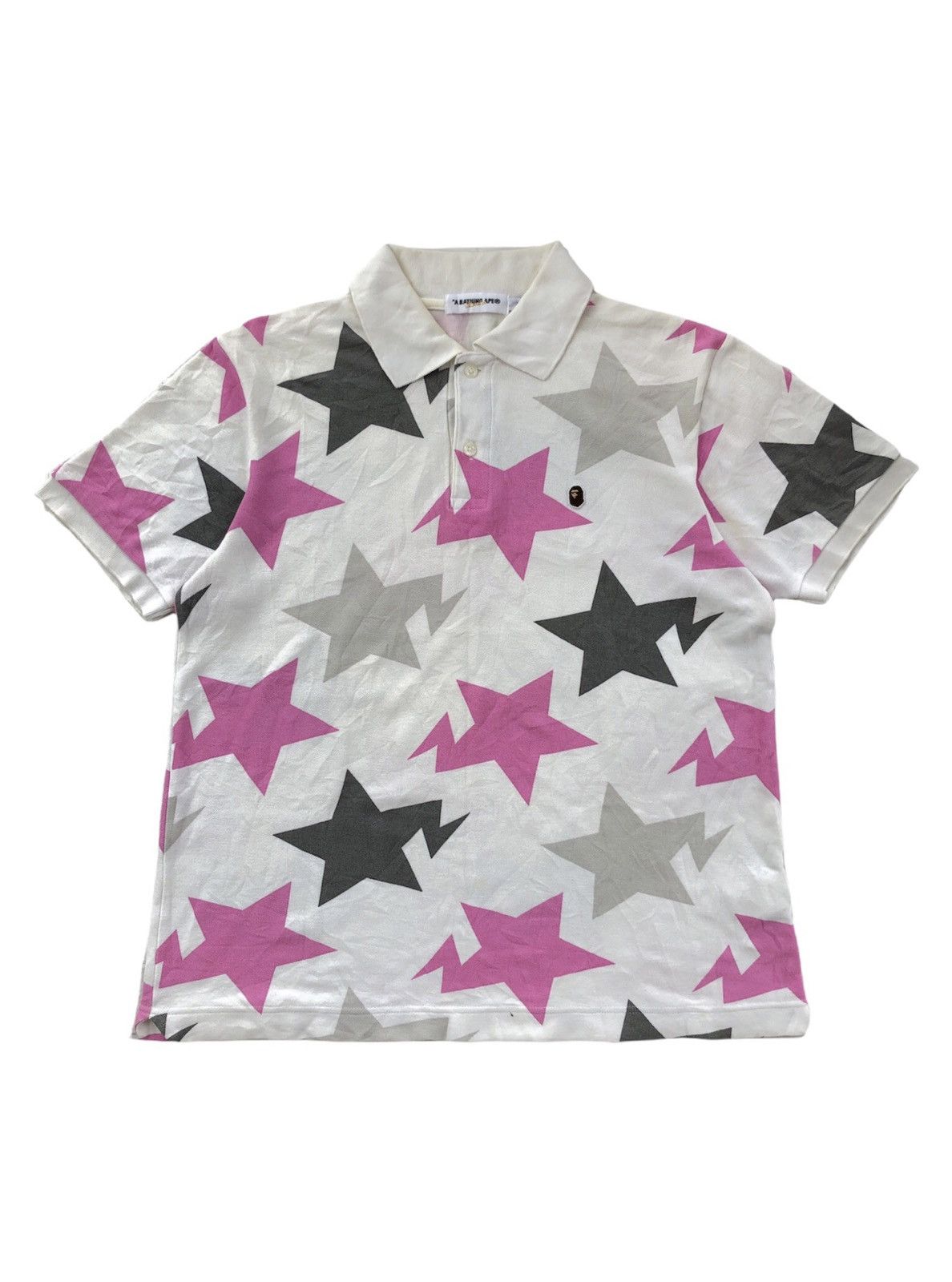 Bape Bape Kanazawa Sta Pattern Polo (2010) | Grailed