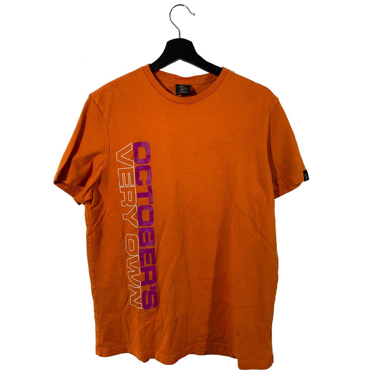 Octobers Very Own Octobers Very Own Vertical Logo tee orange | Grailed