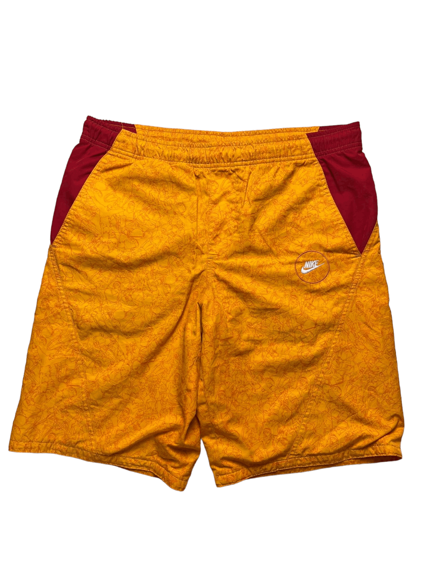 Nike Rare, crazy shorts with characters. Nike Old school | Grailed