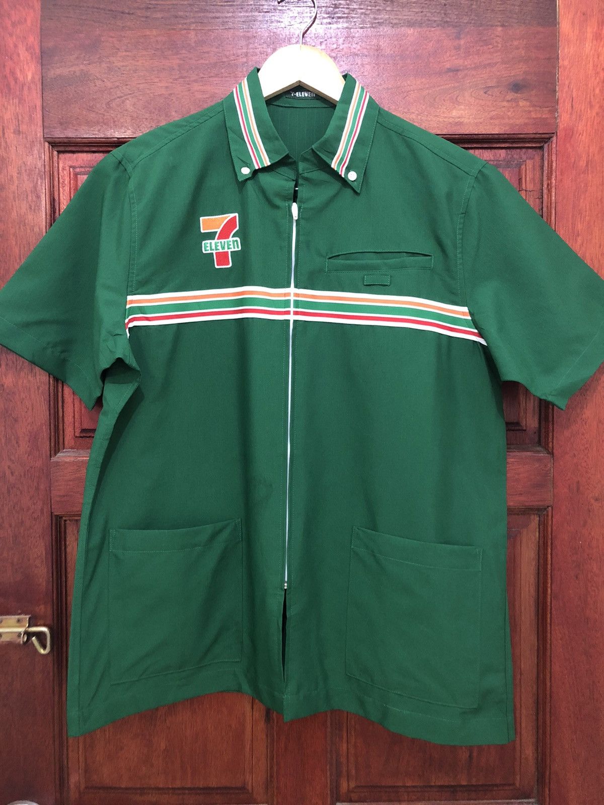 Vintage Vintage 90’s 7 Eleven Uniform Worker Embroidery Logo Shirt ...