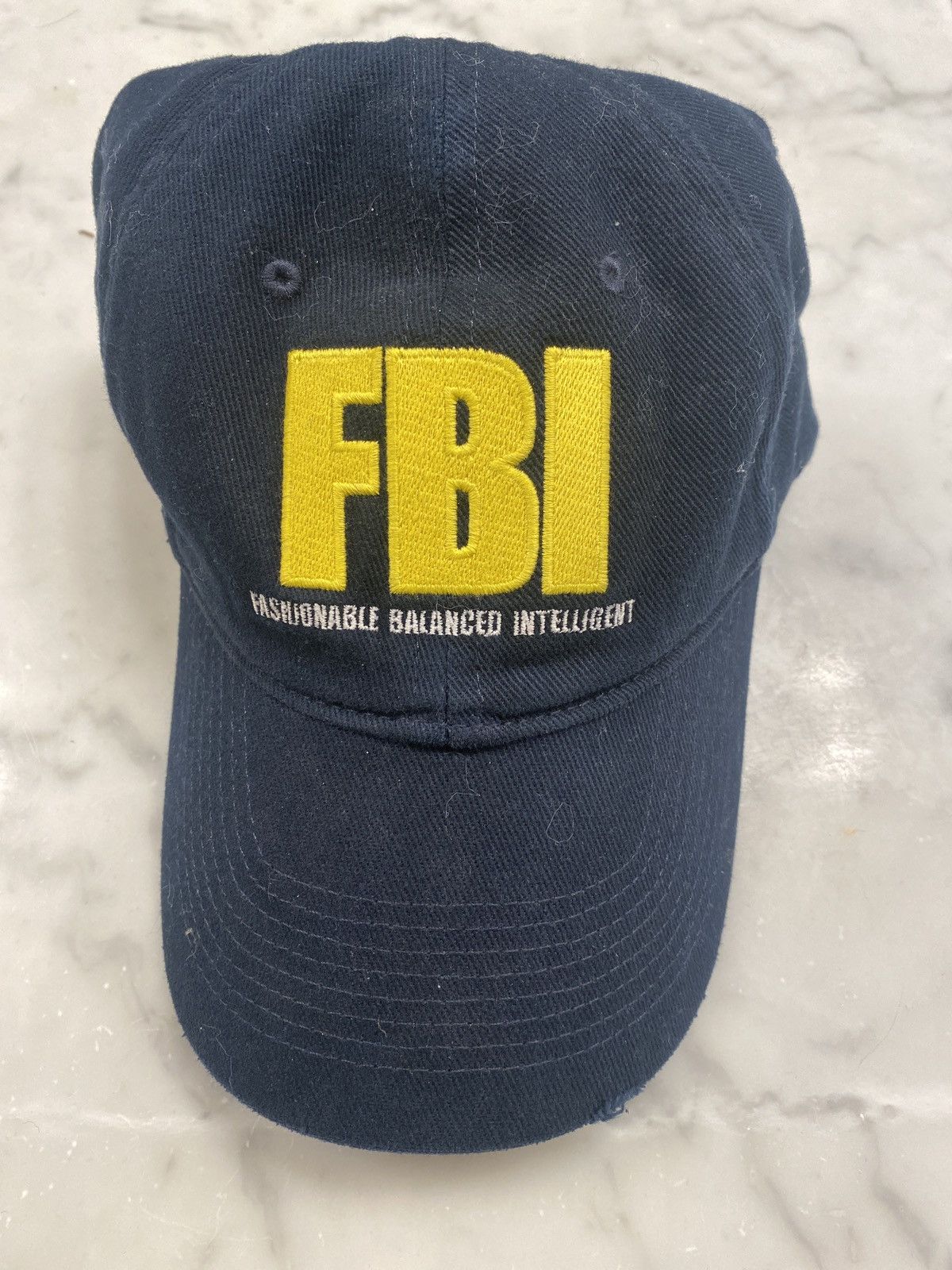Balenciaga Balenciaga FBI Baseball hat | Grailed