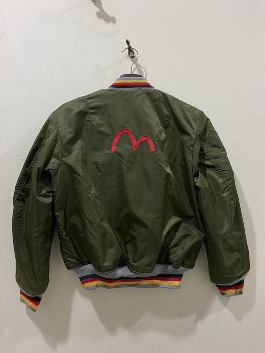 Evisu Reversible Evisu Bomber Jacket Size | Grailed