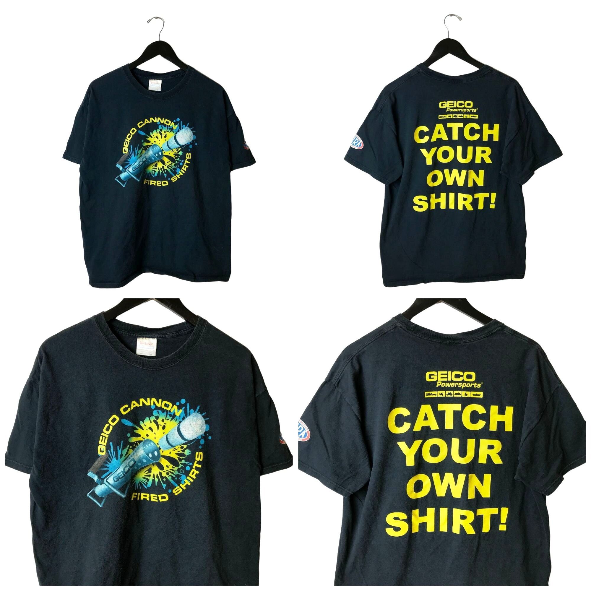 Hanes × Racing × Streetwear Vintage Geico Cannon NHRA Drag Racing ...