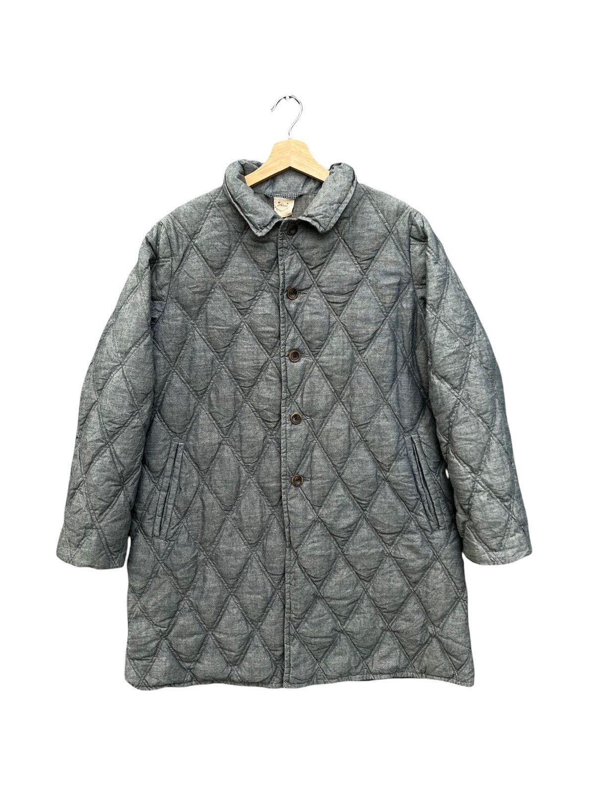 45rpm 💥45RPM AL INDIGO ORGANIC PUFFER DOWN JACKET | Grailed