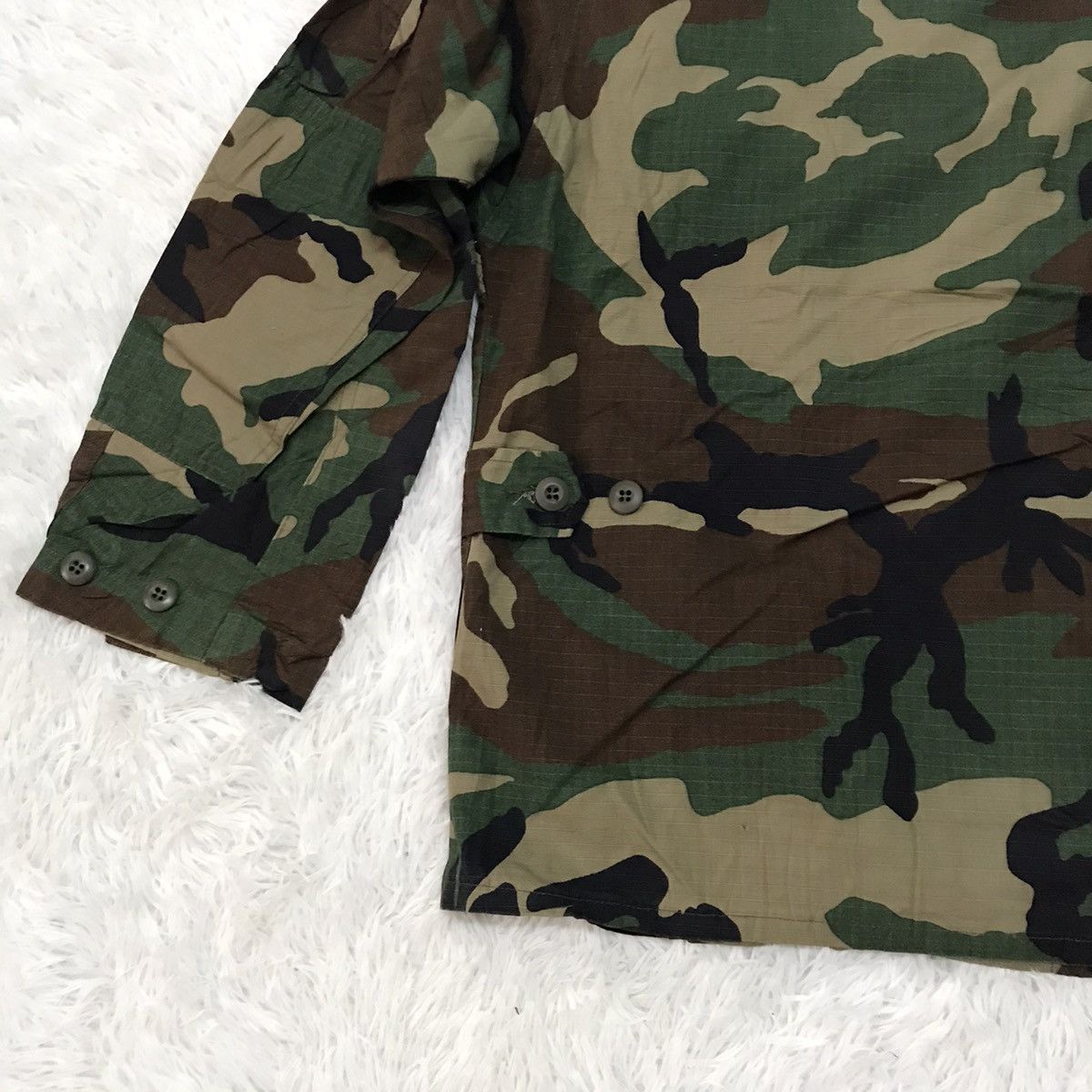 Other Coat hot weather woodland camouflage pattern combat jacket | Grailed