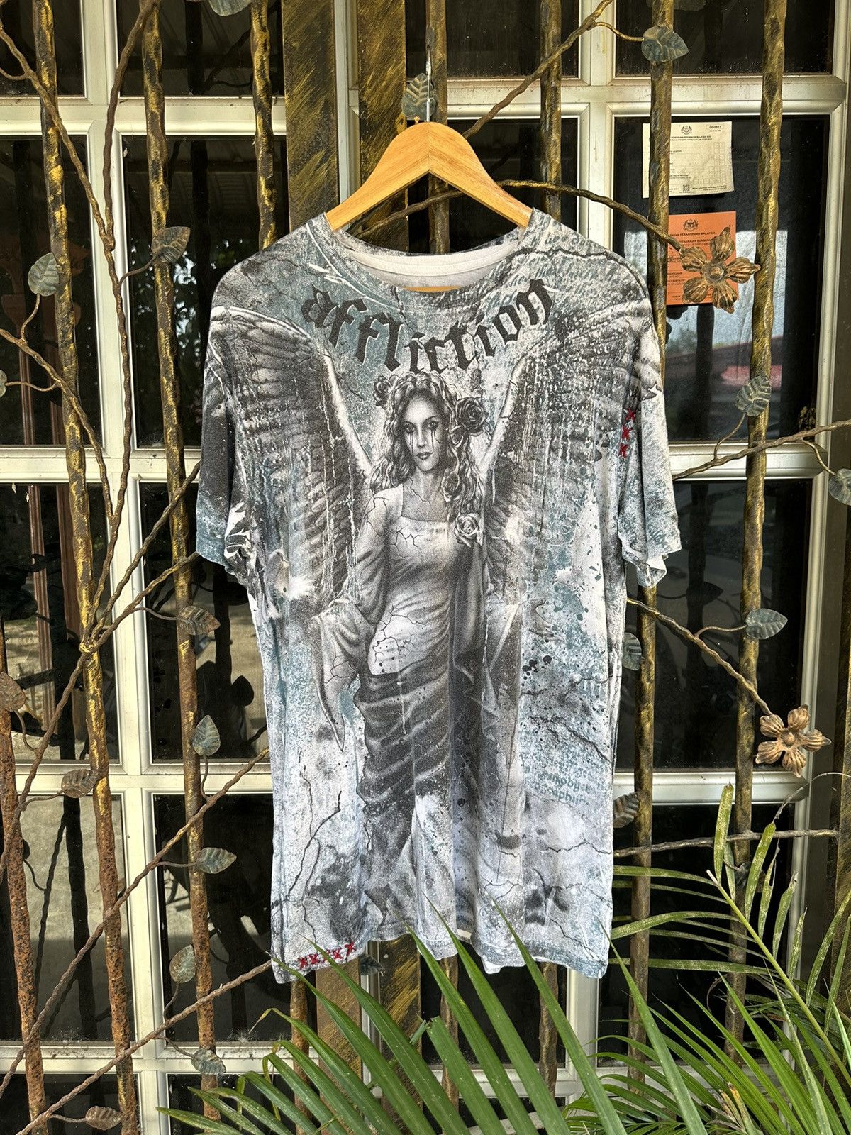 Affliction × Art × Made In Usa Affliction bamboo mother of teresa tees ...