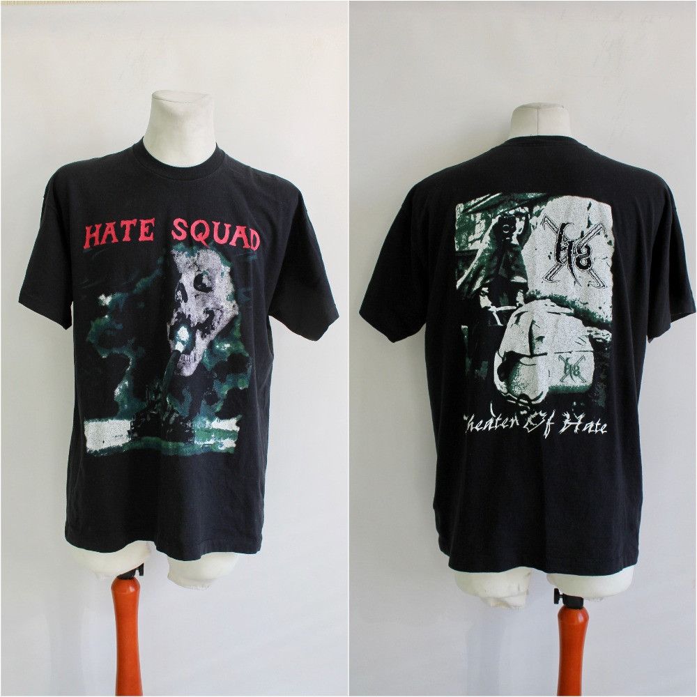 Band Tees × Rock T Shirt × Vintage 90's RARE! Theater of Hate - hate squad band tee rock | Grailed