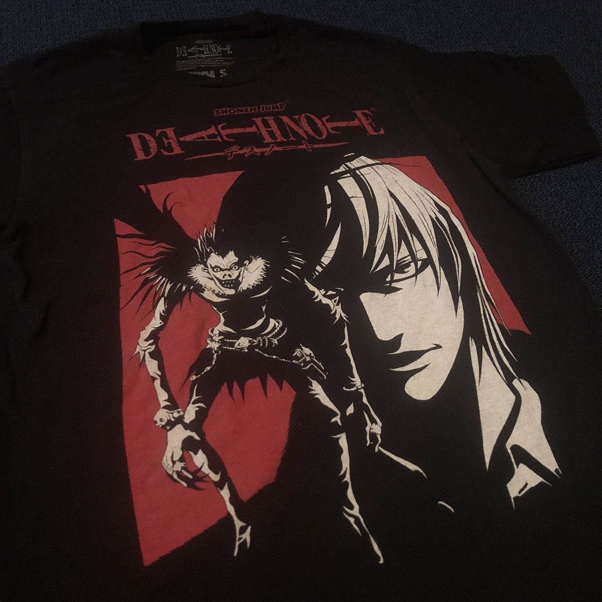 Anime × Vintage Vintage Death Note Shonen Jump Graphic Logo Tee Shirt ...