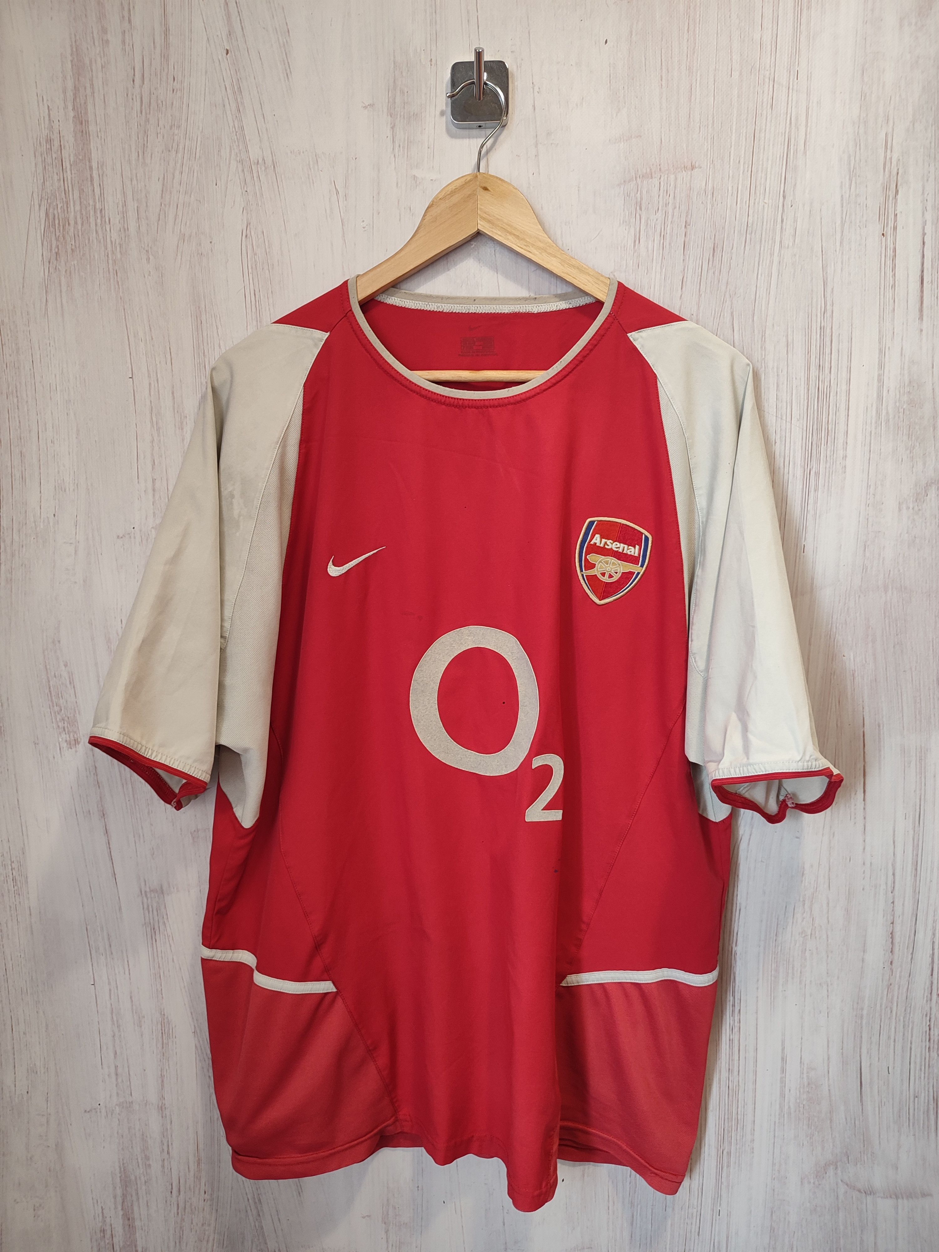 Nike Arsenal London 2002 2003 2004 home kit shirt soccer jersey | Grailed