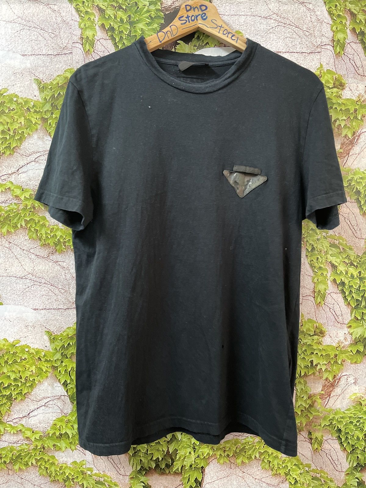 Prada VINTAGE PRADA MILANO SMALL LOGO TEE VERY RARE | Grailed