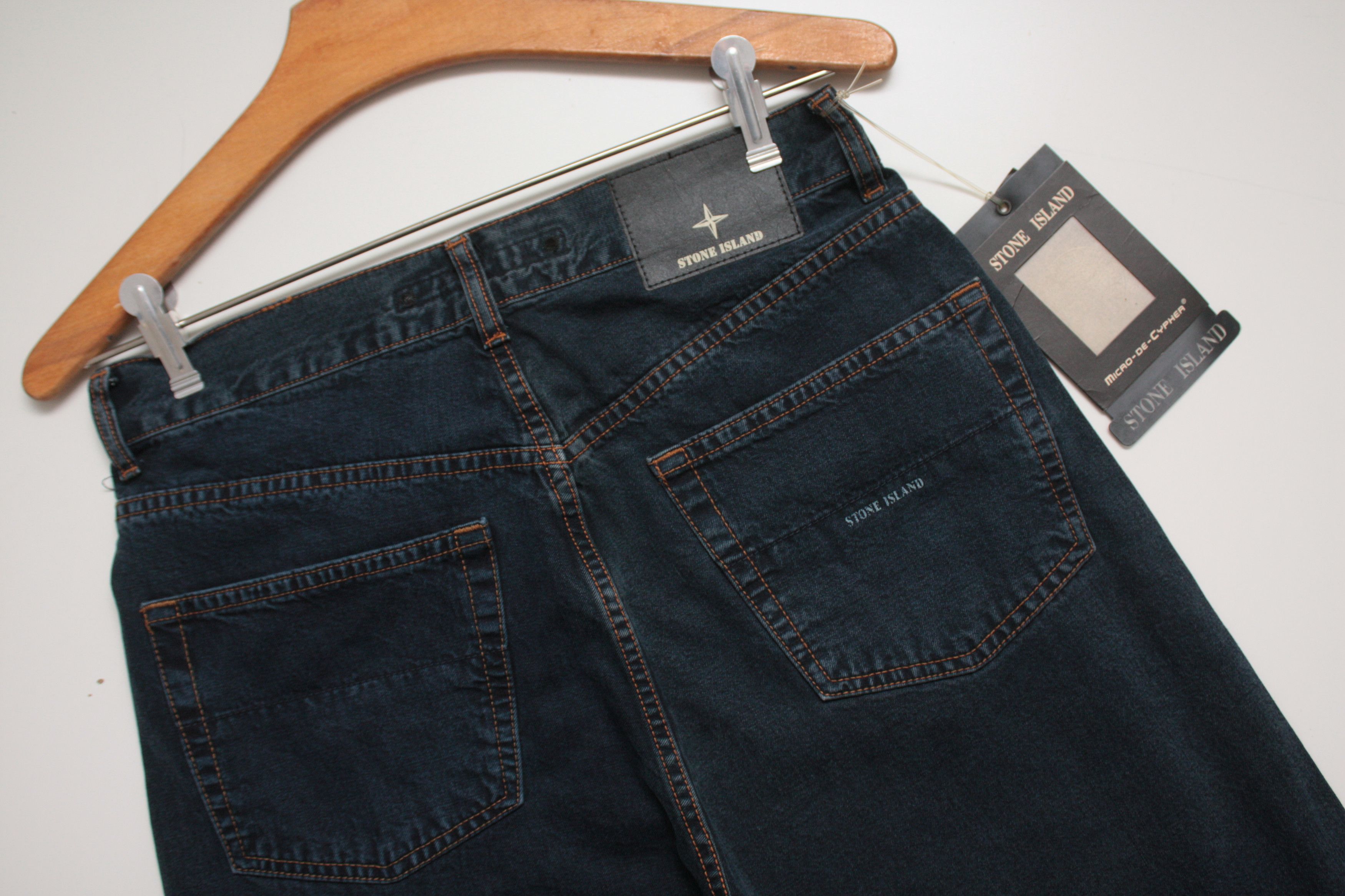 Stone Island × Vintage Stone Island Denims Vintage Jeans Micro-De ...