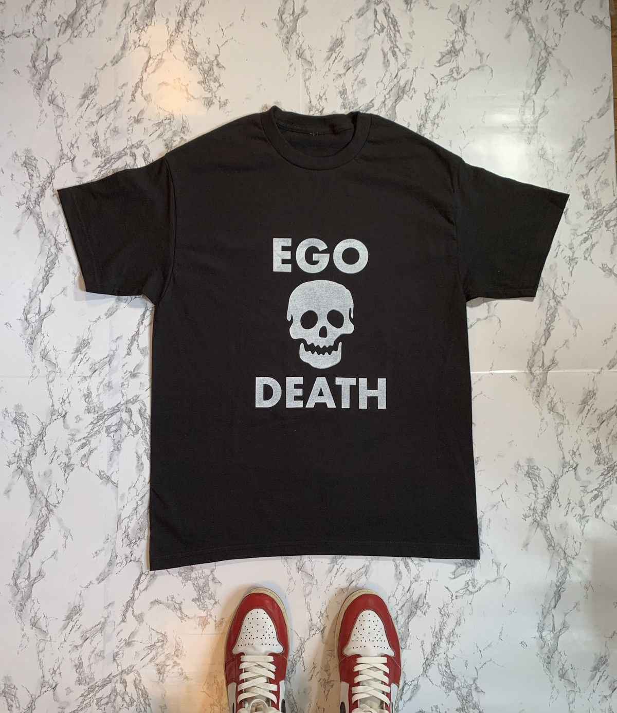 Japanese Brand × Streetwear × Vintage Ego Death Skull T Shirt Black ...