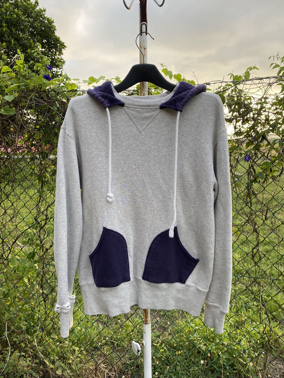 The Real McCoy's Vintage 2 Tone McCoys Pocket Distressed Hooded | Grailed