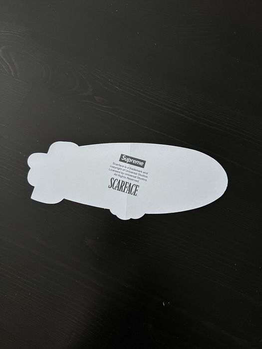 Supreme Supreme Scarface Blimp The World Is Yours Sticker FW17 | Grailed