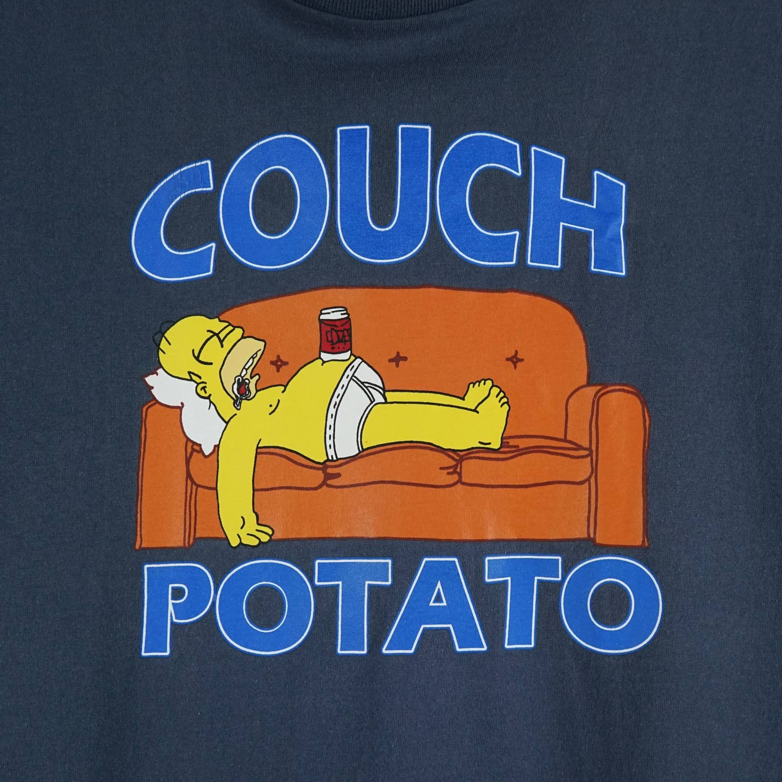 Vintage 90s Homer Simpson Coach Potato t-shirt | Grailed