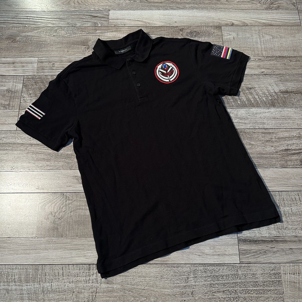 Givenchy GIVENCHY POLO CREST AND AMERICAN FLAG | Grailed