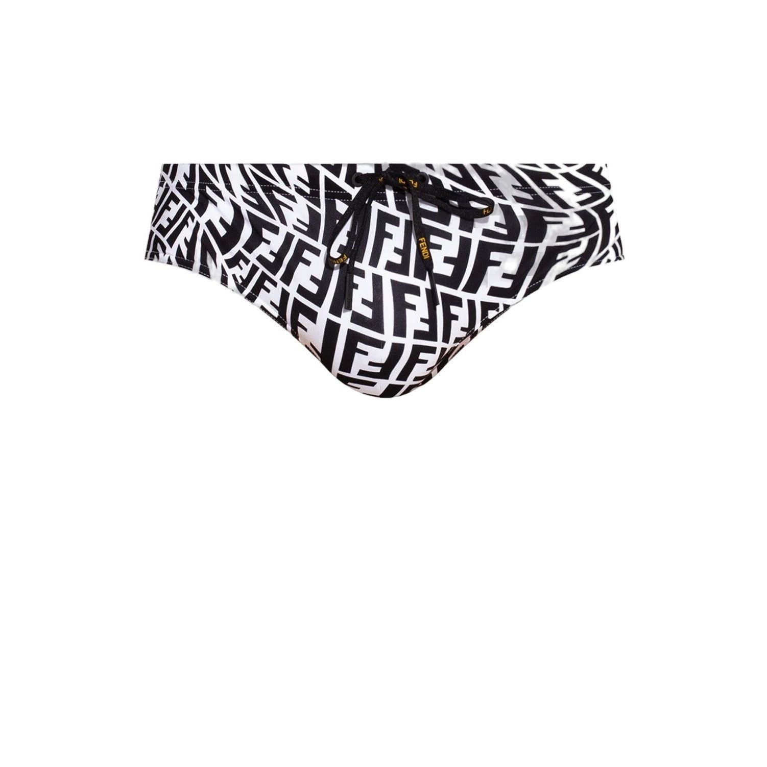 Fendi Fendi Black and White FF Vertigo Swim Briefs | Grailed