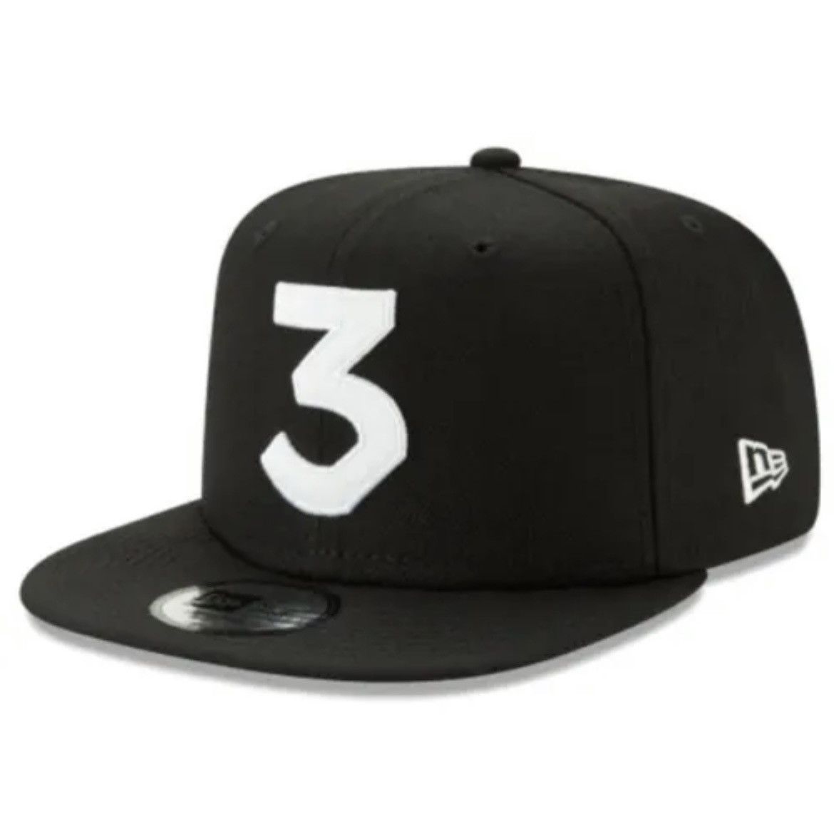 MLB × New Era Chance The Rapper ‘3’ Logo High Crown Snapback Cap | Grailed