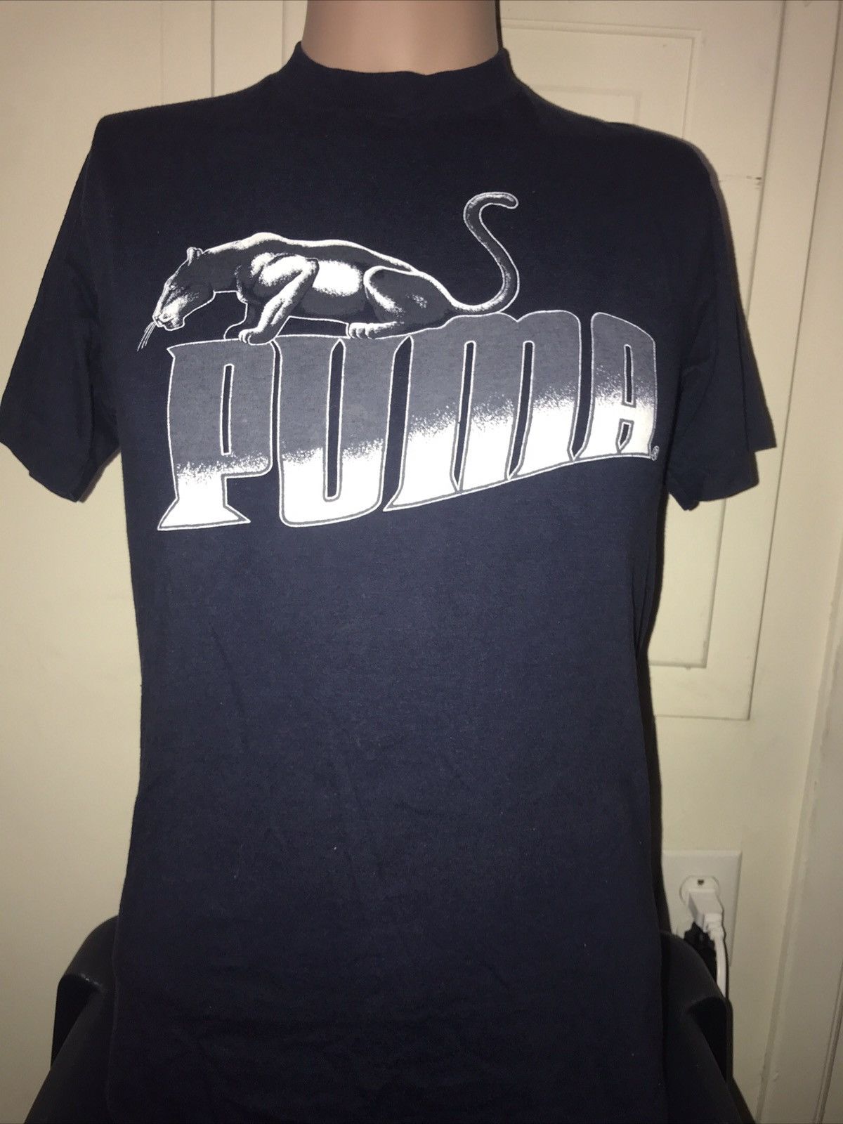Puma × Vintage Vintage 90’s Puma Old Logo Single-Stitch Shirt | Grailed