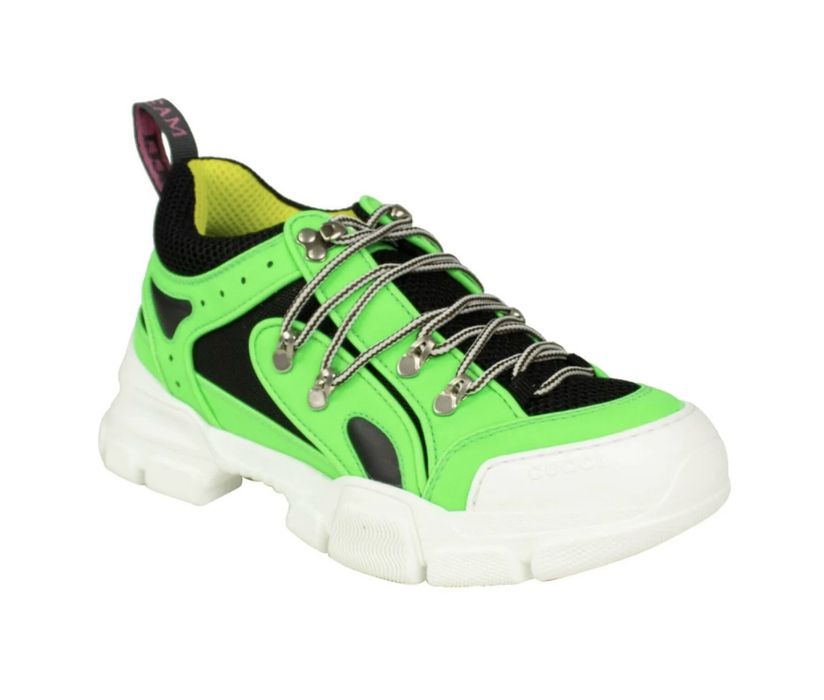 Gucci Gucci Flashtrek 'Neon Green’ Reflex Hiking Sneakers NEW | Grailed
