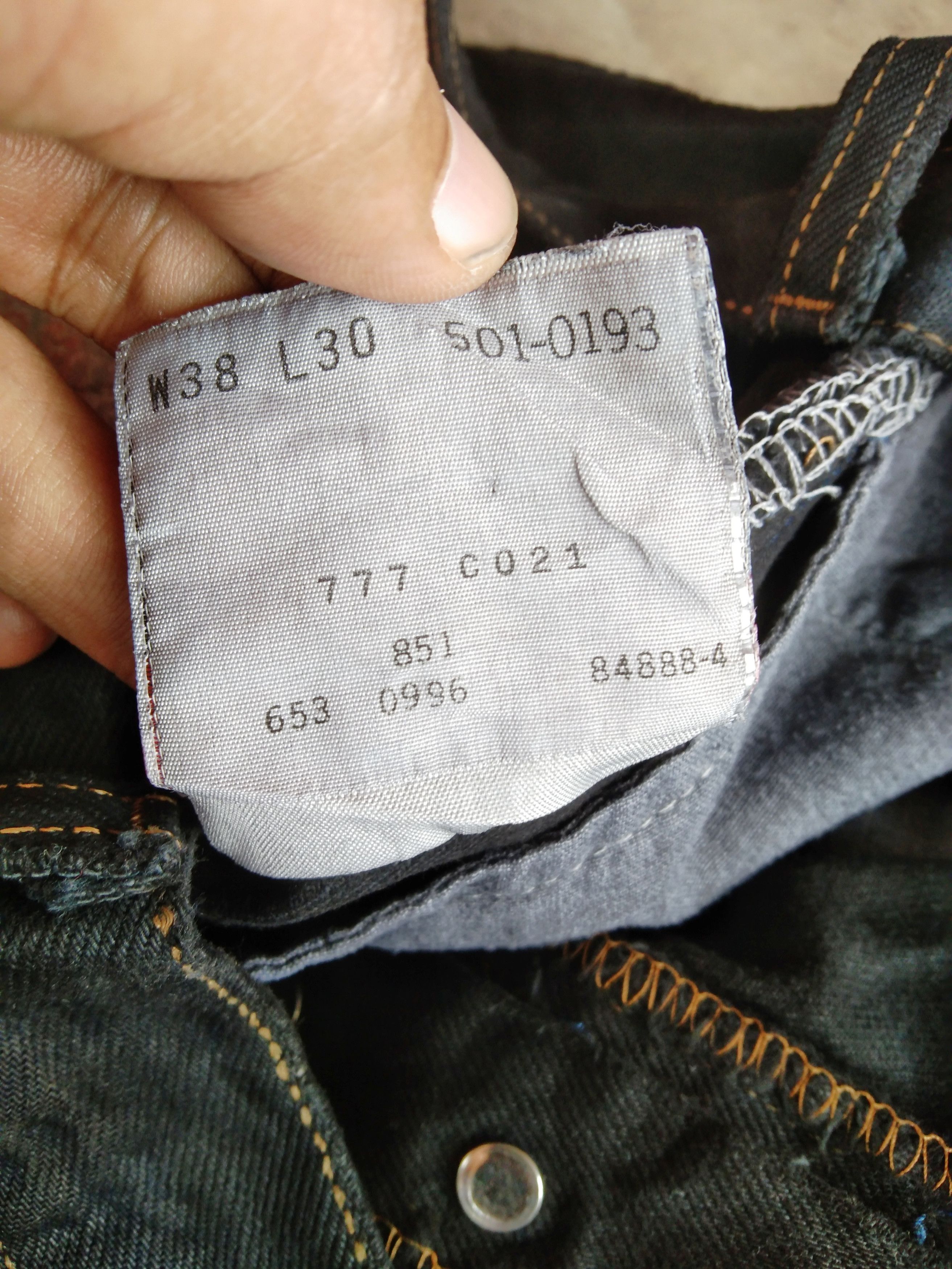 Levi's × Streetwear × Vintage 90s Vintage Levis 501 Black Made In USA Distressed Jeans | Grailed