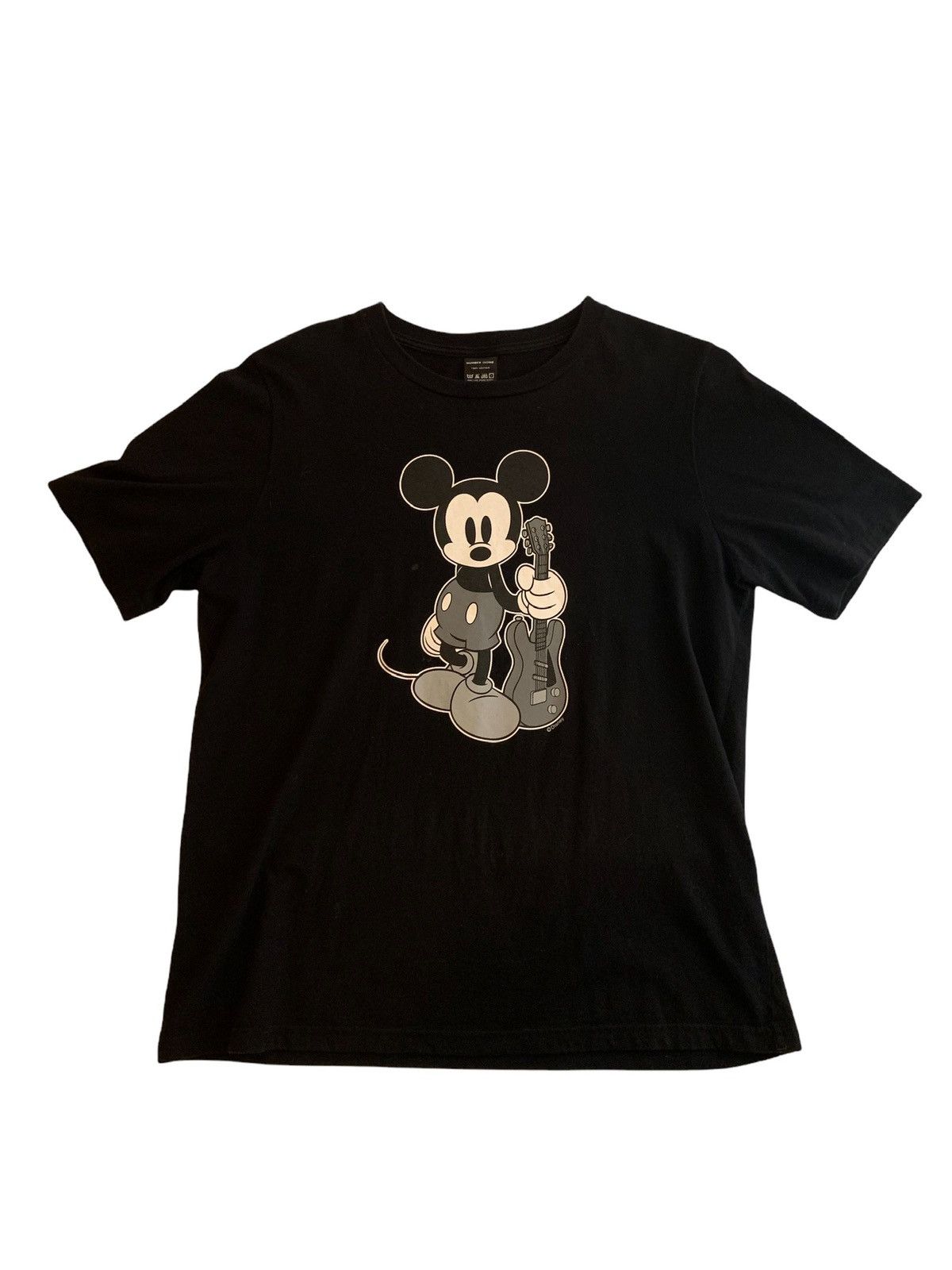 Number (N)ine Number Nine Mickey Mouse Guitar Border Tee | Grailed