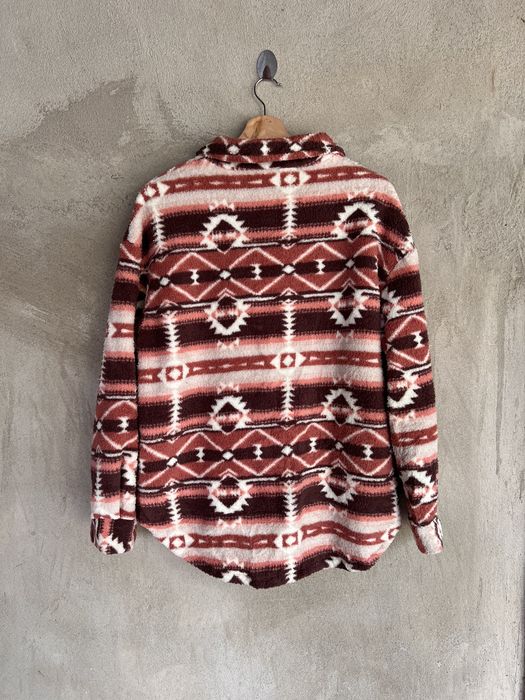 Japanese Brand Japanese Brand Shein Navajo Aztec Red Indian Fleece ...