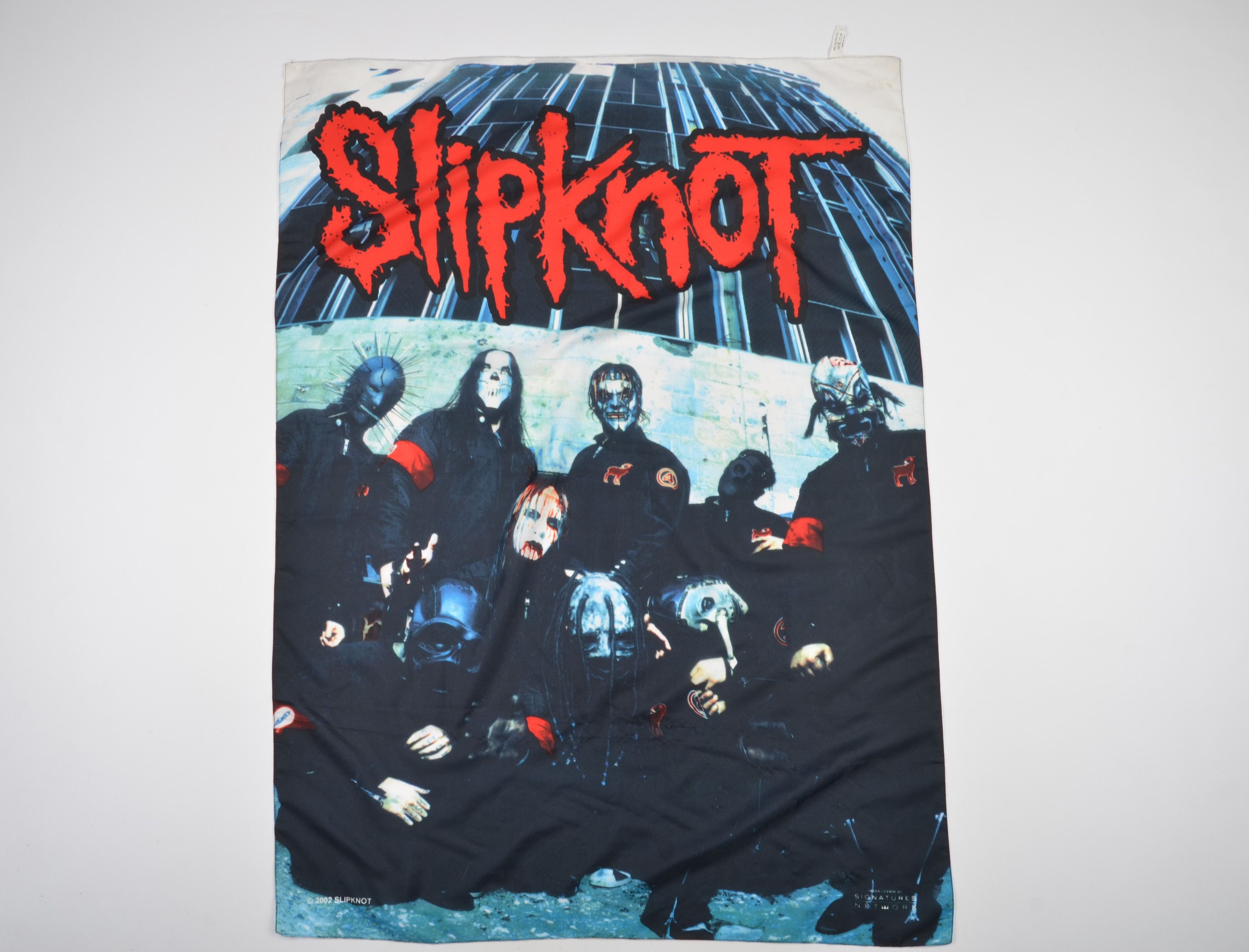 Rock Band × Vintage Vintage Slipknot 2002 Poster Flag | Grailed