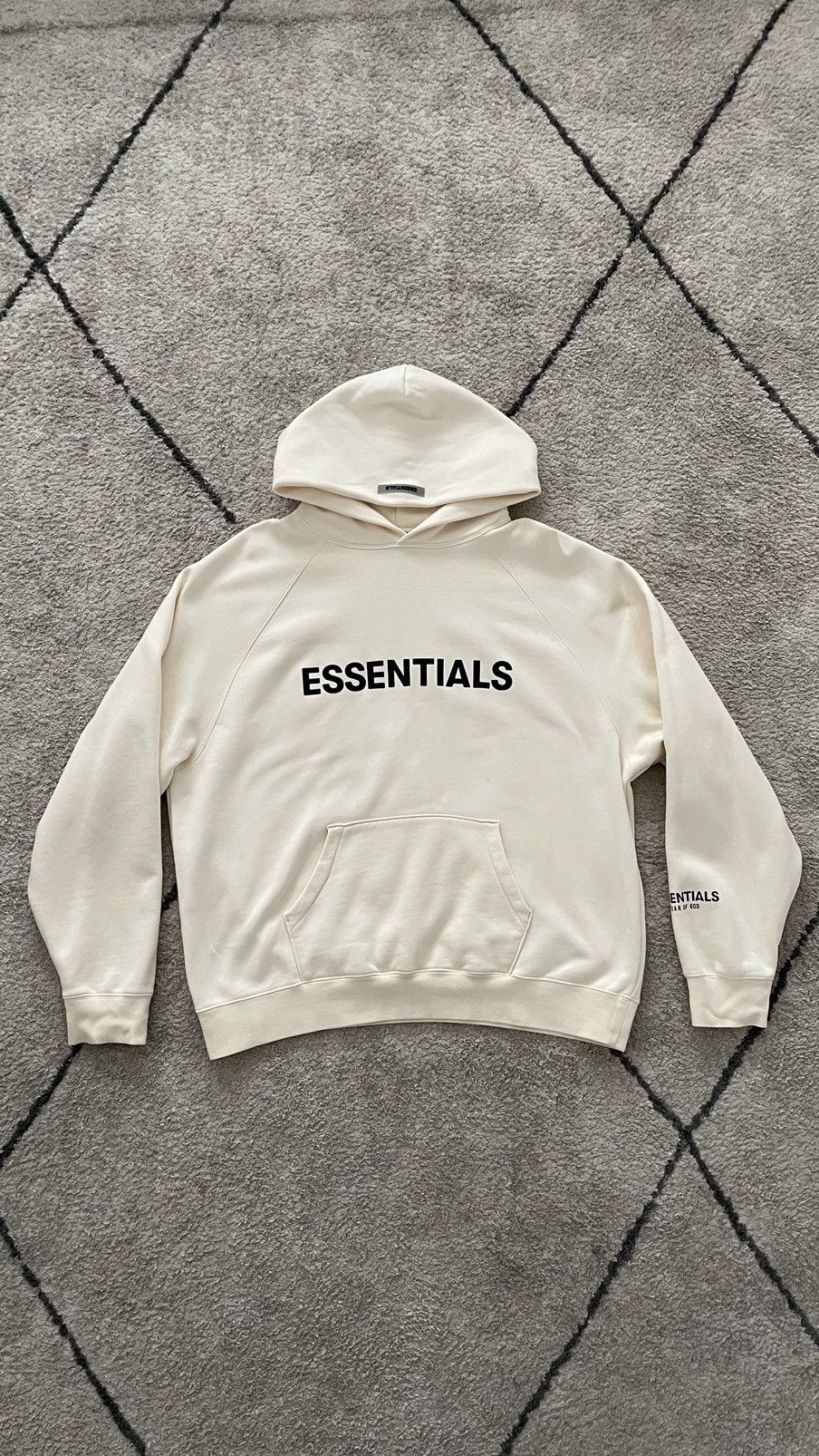 Essentials ESSENTIALS HOODIE - CREAM | Grailed
