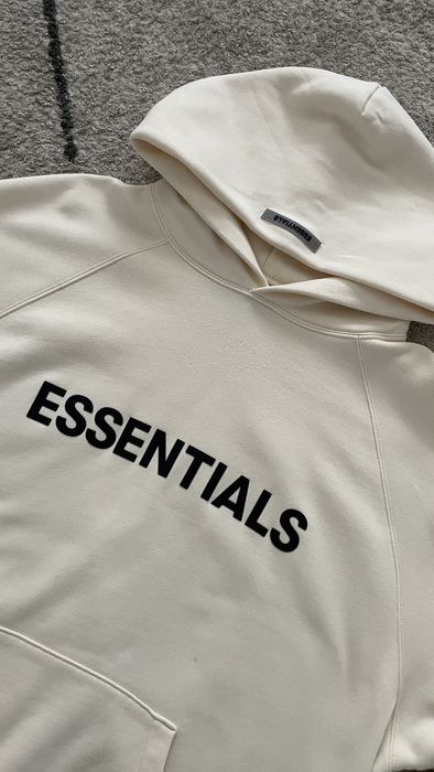 Essentials ESSENTIALS HOODIE - CREAM | Grailed