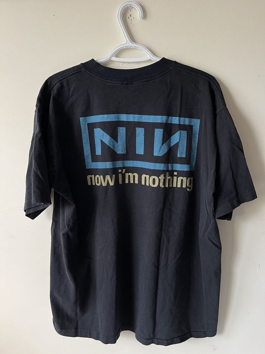 Vintage 1994 Nine Inch Nails NIN Now I’m Nothing Tee | Grailed
