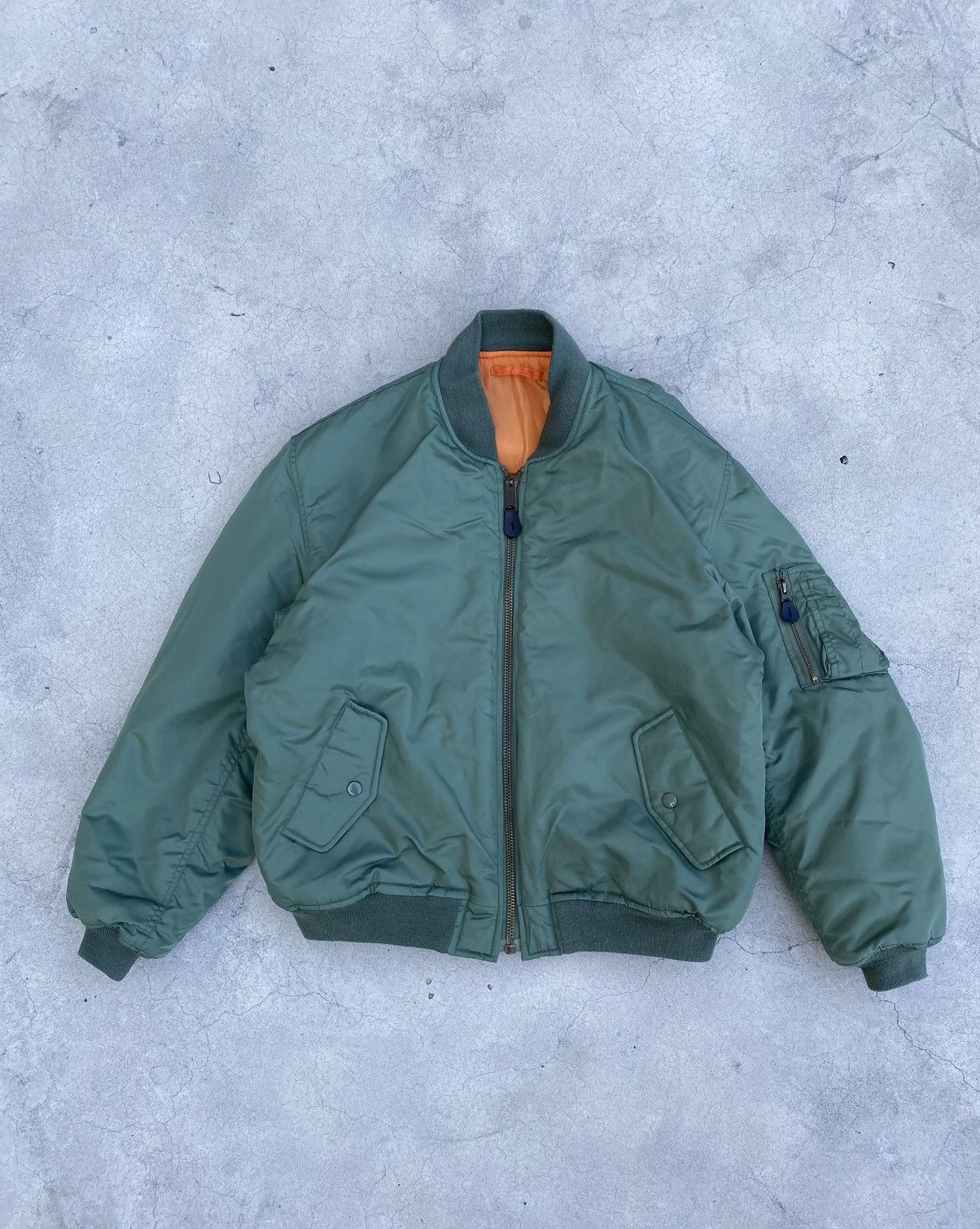 Bomber Jacket × Military × Vintage Vintage Military Bomber Jacket MA 1 | Grailed