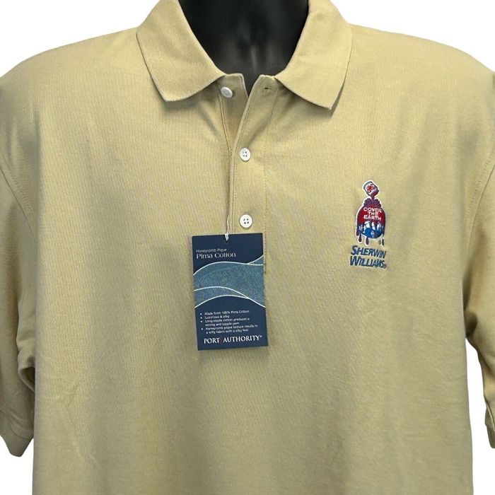 Port Authority Sherwin Williams Paints Employee Uniform Polo T Shirt ...