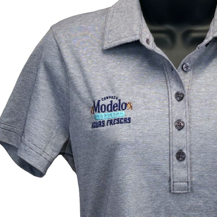 Travis Mathew Travis Mathew Modelo Beer Womens Polo T Shirt Aguas ...