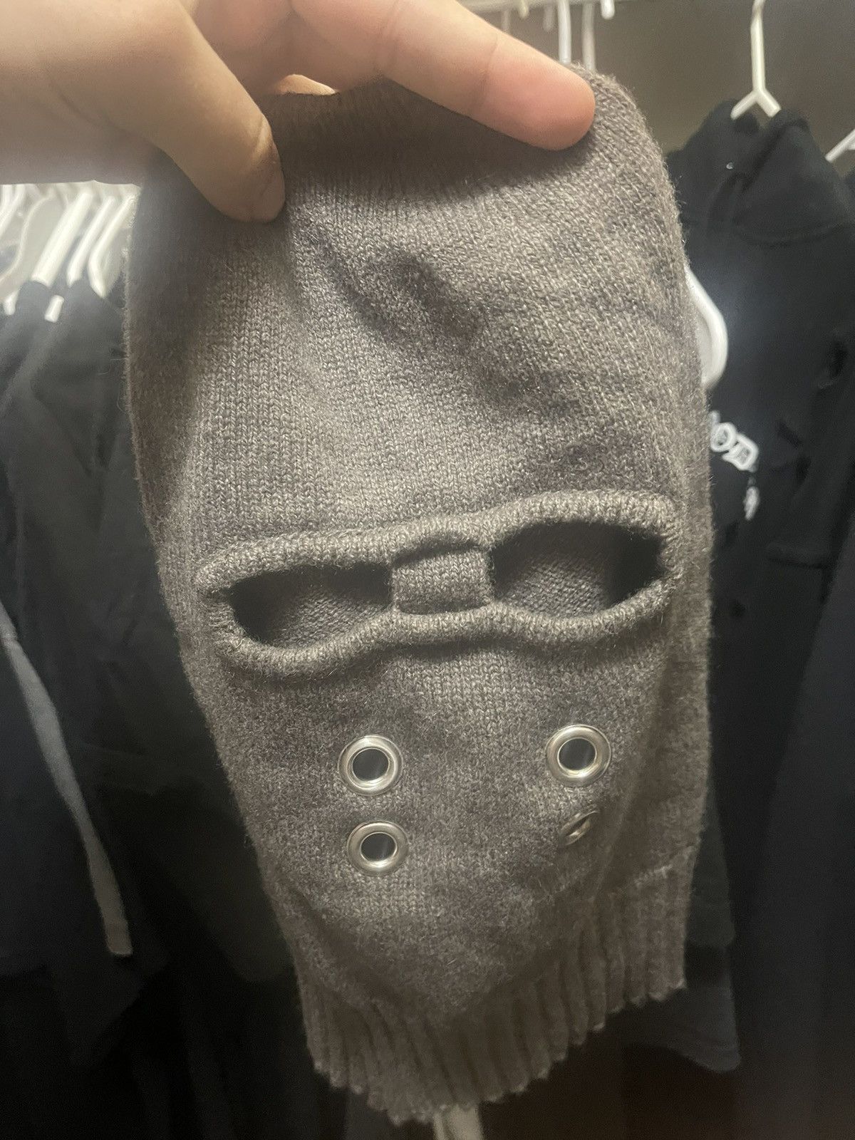 Rick Owens Rick Owens Gimp balaclava ski mask | Grailed